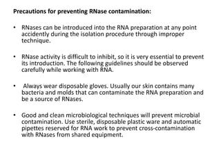 DNA and RNA extraction | PPTX