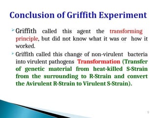 DNA as a genetic material- Experimental Evidences.pptx