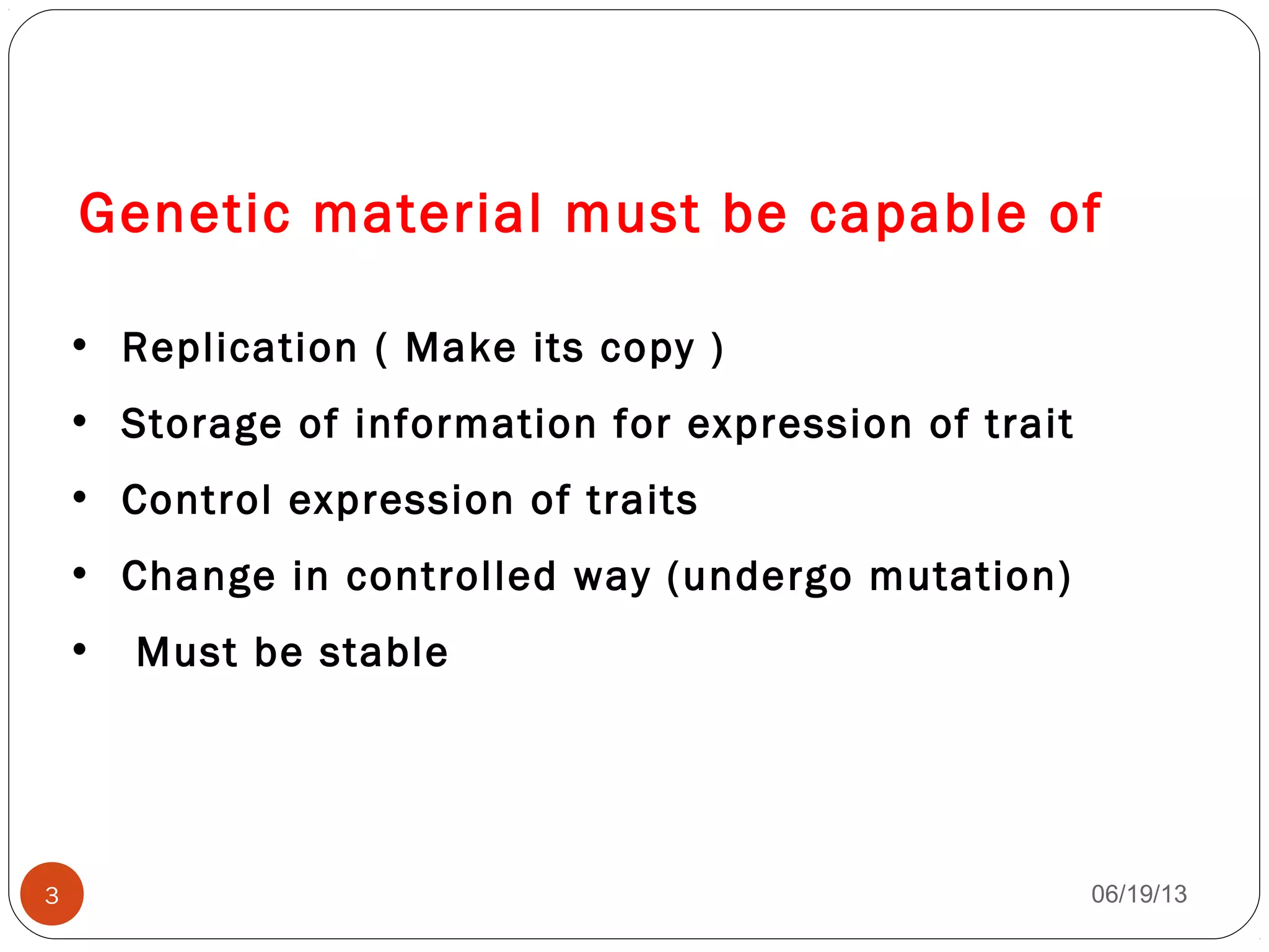 Dna as genetic material | PPT