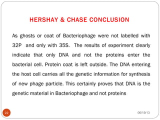 Dna as genetic material | PPT