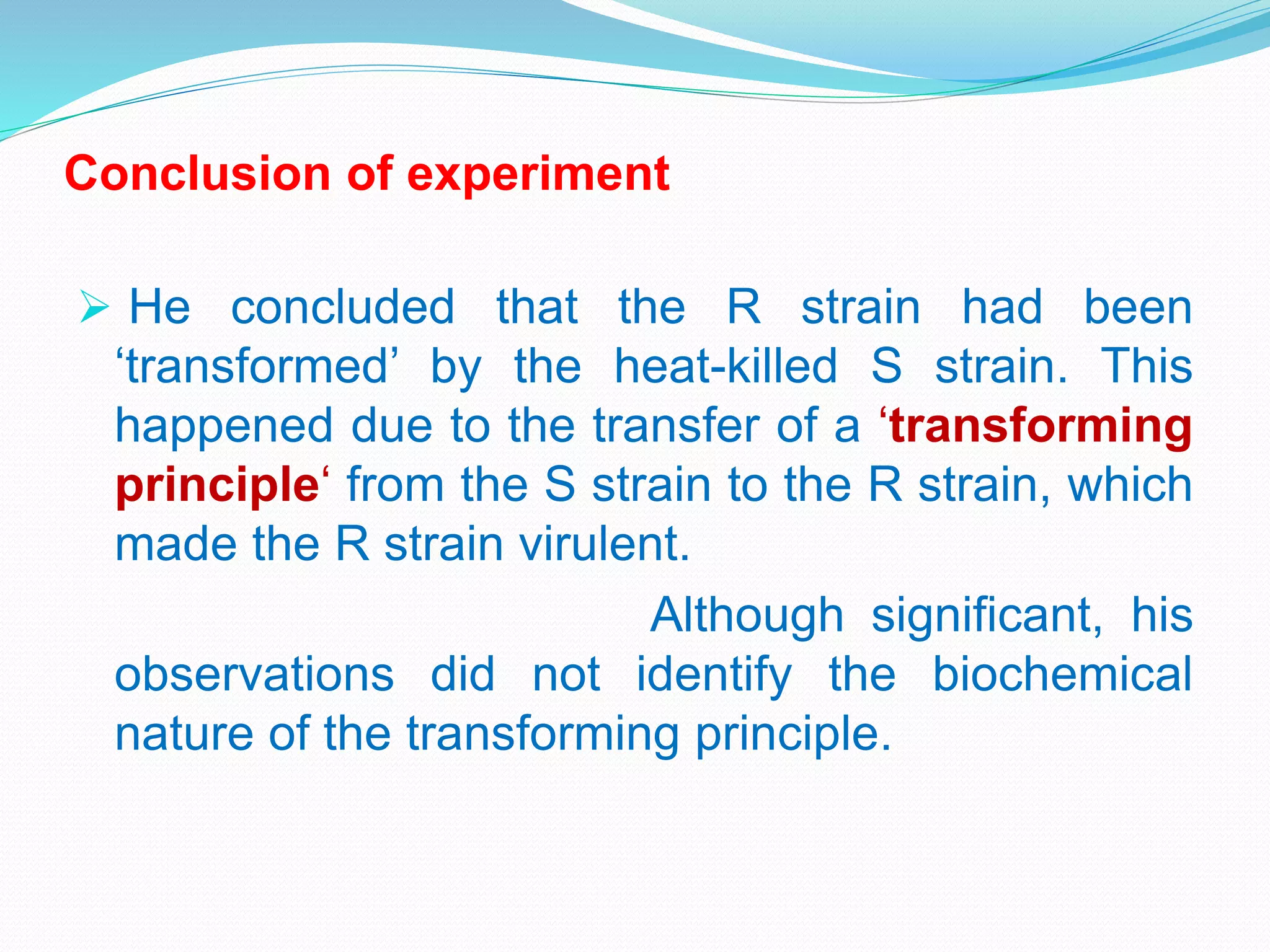 DNA as genetic material | PPTX