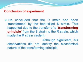 DNA as genetic material | PPTX