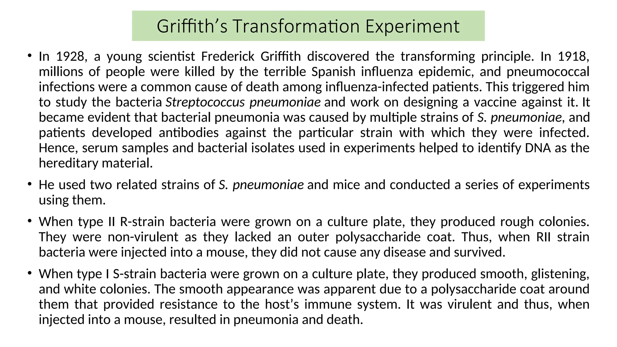 DNA as genetic material experiments and explanation .ppt