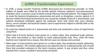 DNA as genetic material experiments and explanation .ppt