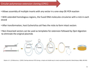Dna assembly techniques | PPTX
