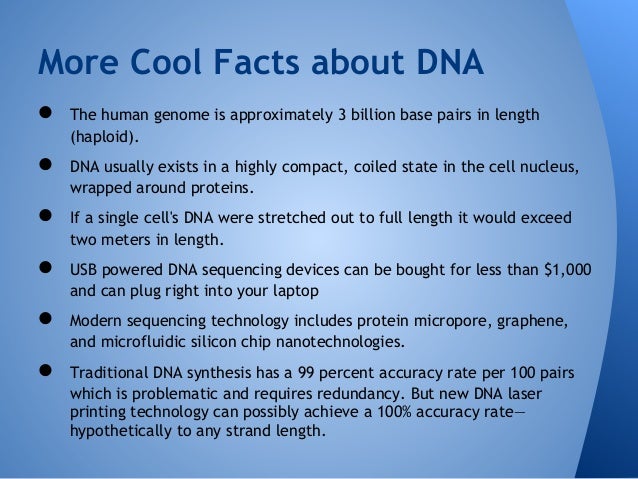 DNA as Storage Medium