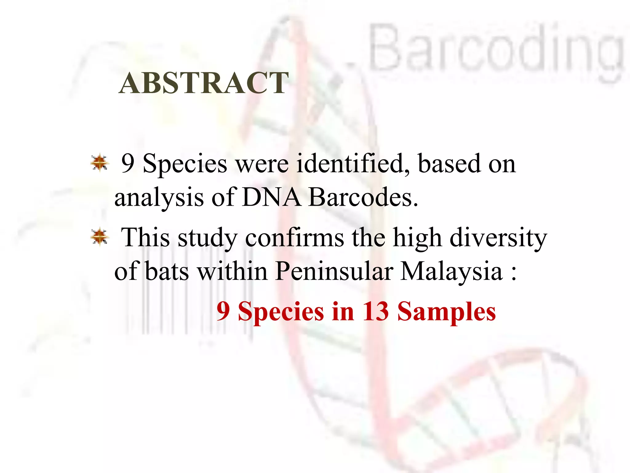 Dna barcoding | PPTX