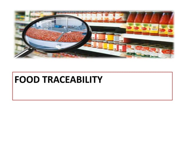 Dna barcoding for food traceability | PPT