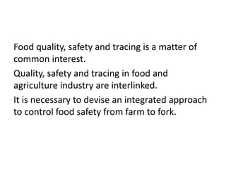 Dna barcoding for food traceability | PPT