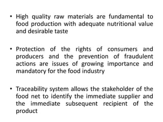 Dna barcoding for food traceability | PPT