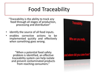 Dna barcoding for food traceability | PPT