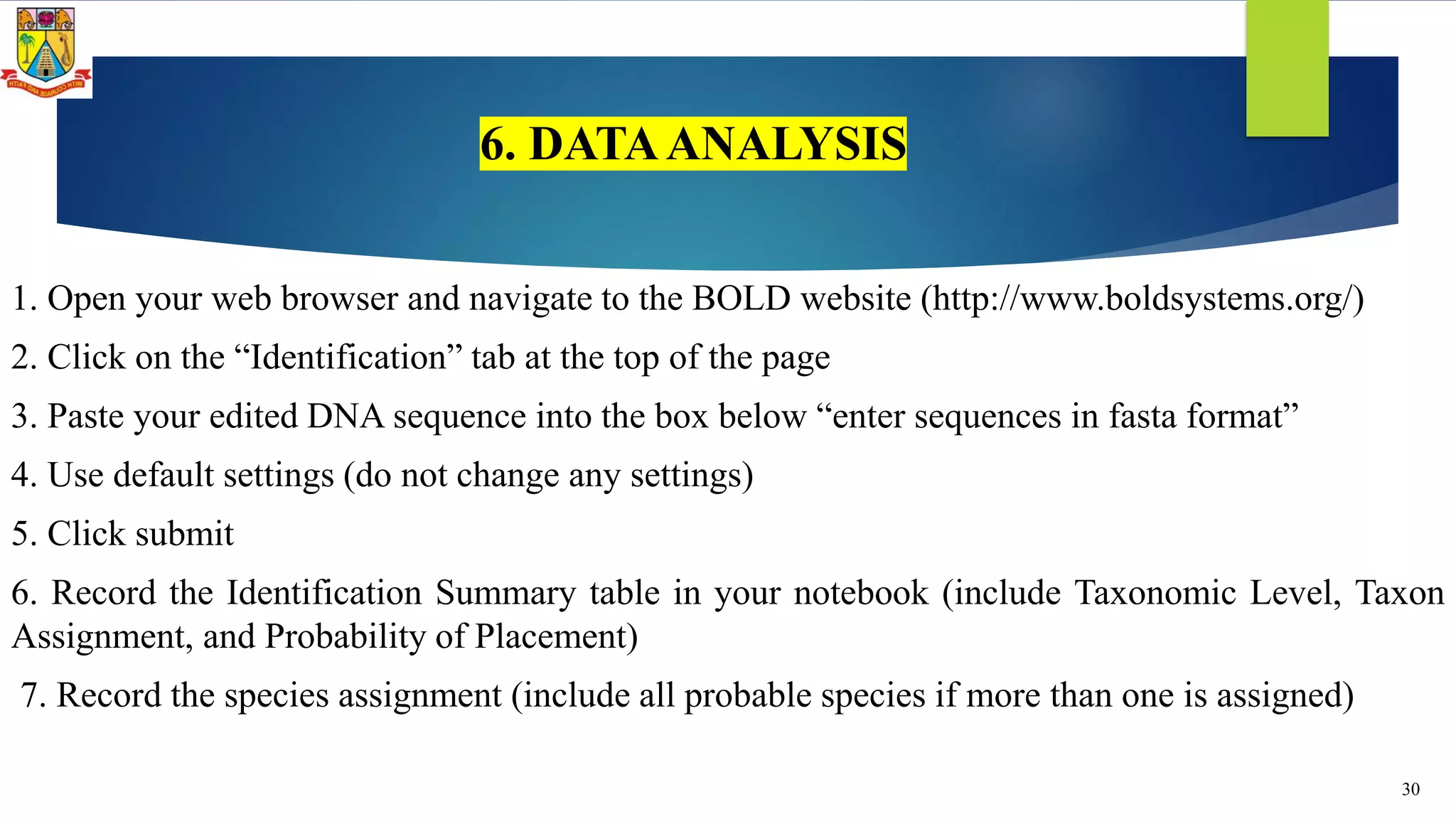 DNA barcoding techniques in insect diagnosis ppt | PDF
