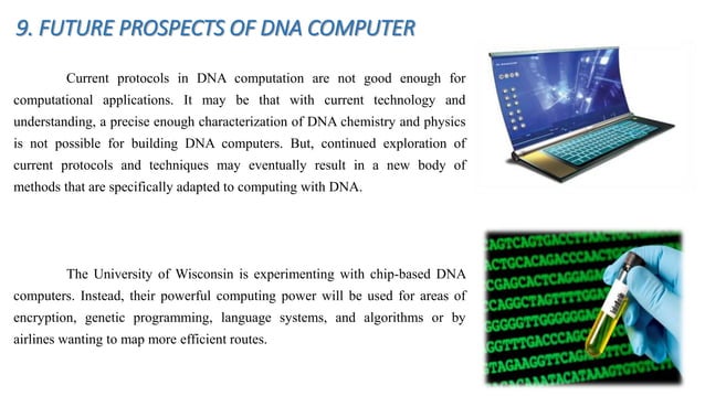 DNA based computer : present & future | PPT