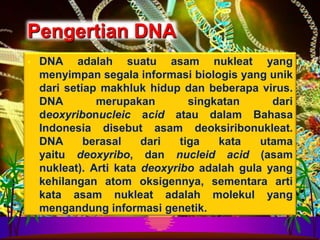 Biokimia DNA | PPTX