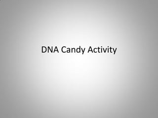 Dna candy activity | PDF