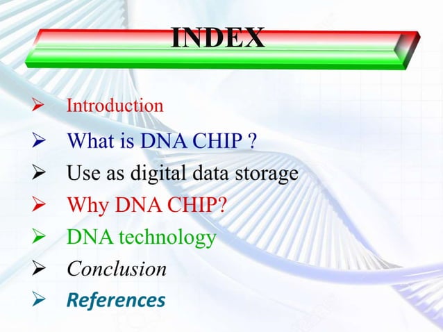 Dna chip with nitin | PPT
