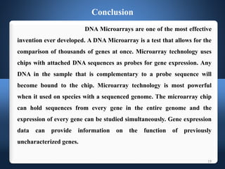 Dna chips | PPTX