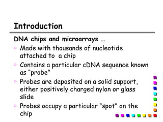 Dna chips and microarrays | PPT