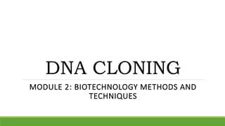 DNA CLONING .pptx