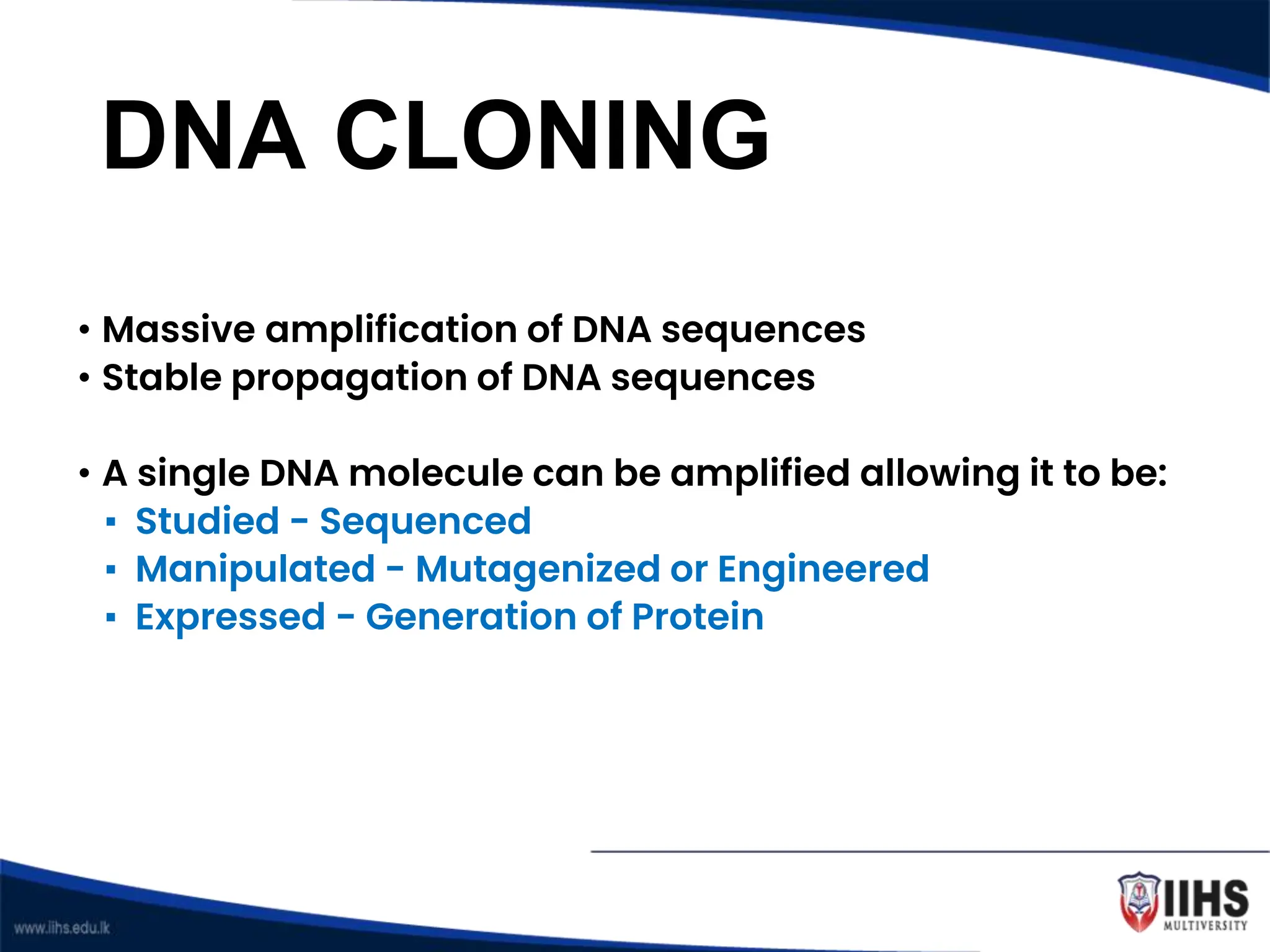 DNA cloning introduction part 1 presentation | PPTX