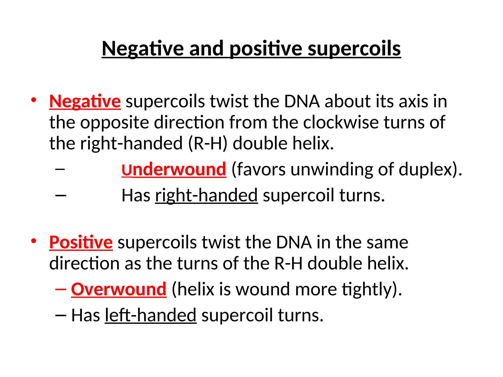 DNA Coiling, super coiling and packaging.ppt