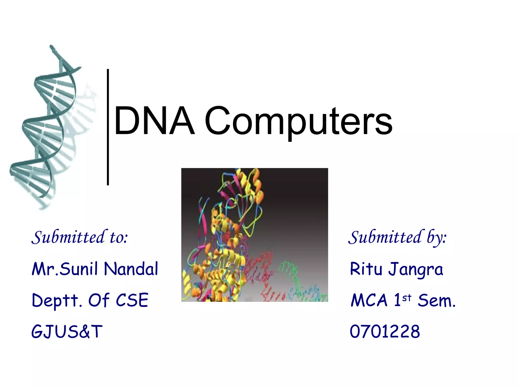 Dna computers | PPT