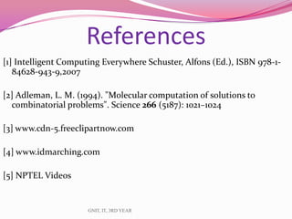 Dna computing | PPTX