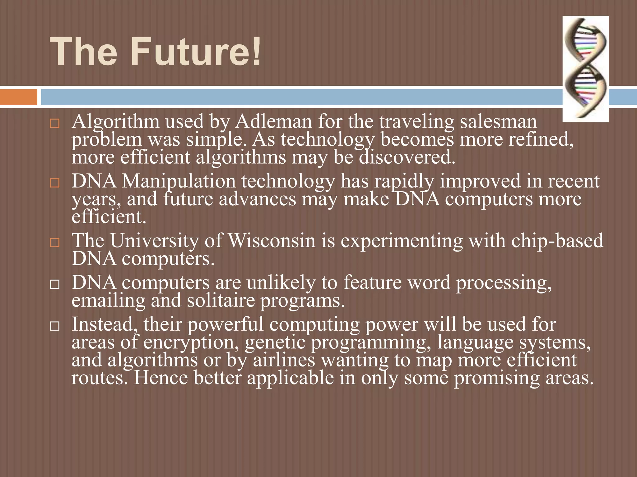 DNA Computing | PPTX