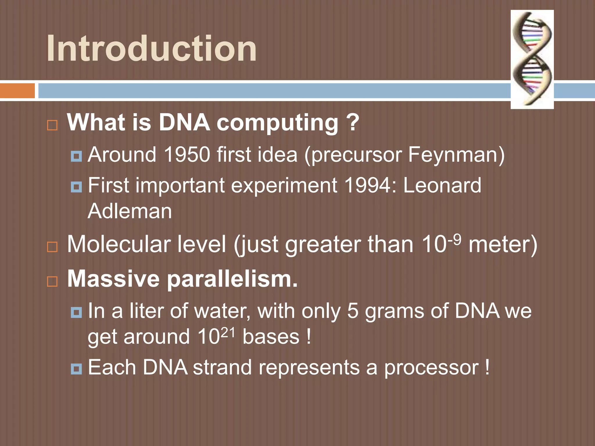 DNA Computing | PPTX