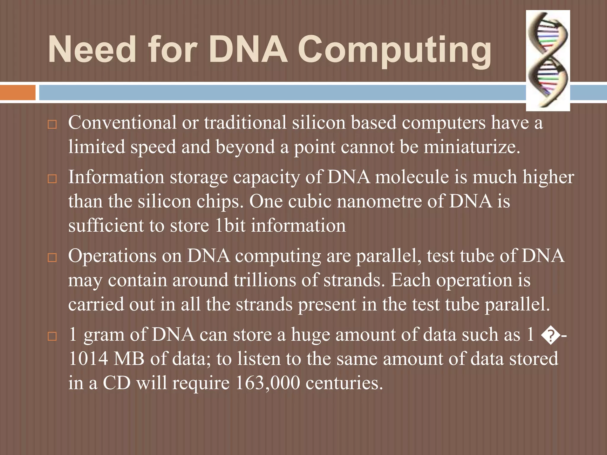 DNA Computing | PPTX
