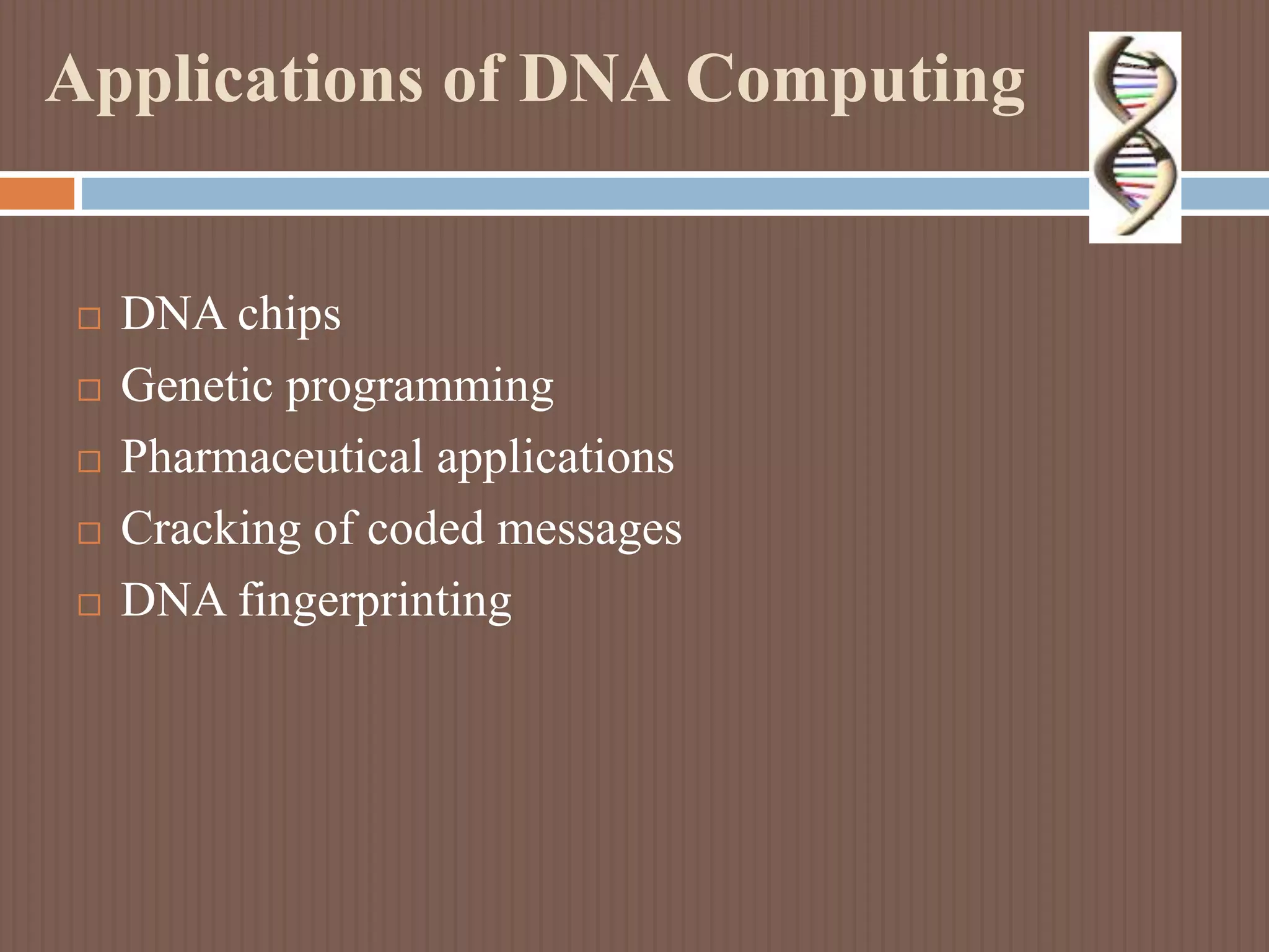 DNA Computing | PPTX