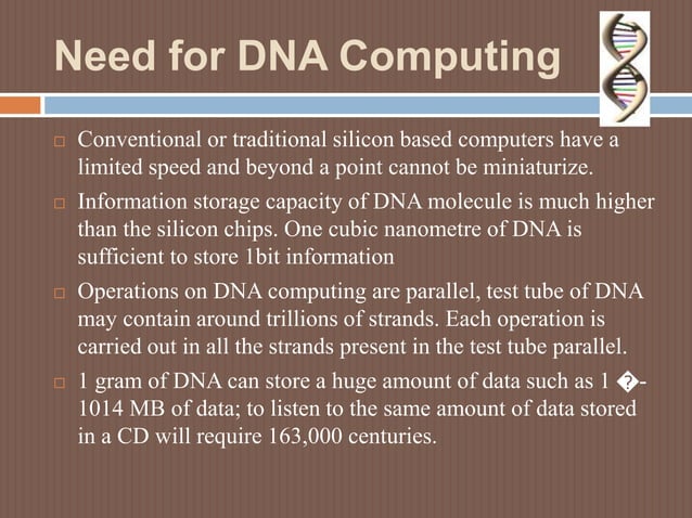 DNA Computing | PPTX