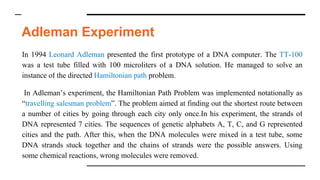 Dna computing | PPTX