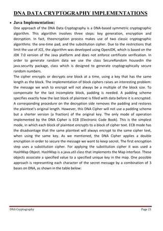 Dna cryptography | PDF