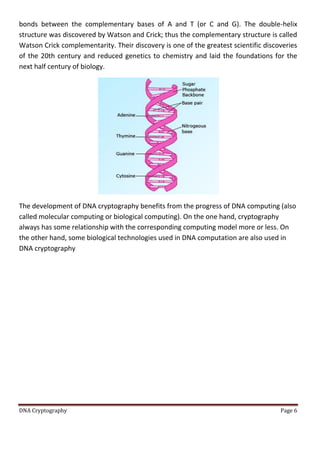Dna cryptography | PDF