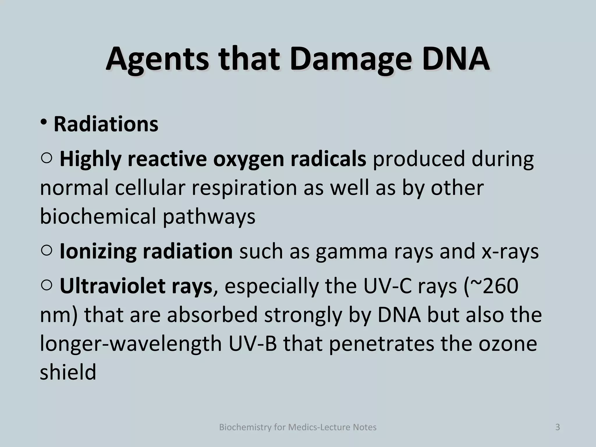 Dna damage and repair | PPT