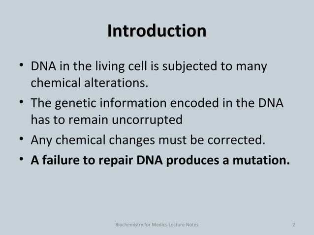 Dna damage and repair | PPT