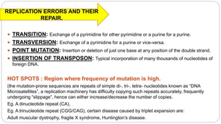DNA DAMAGE AND REPAIR.pptx