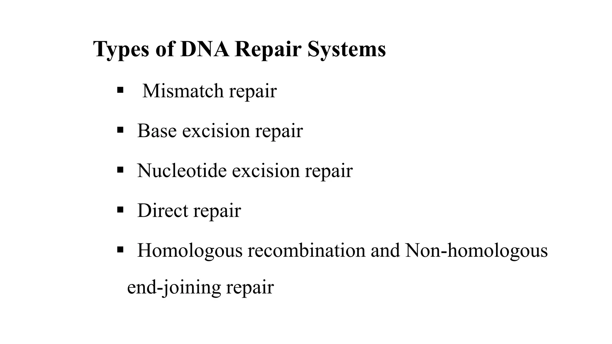 DNA Damage and Repair.pptx