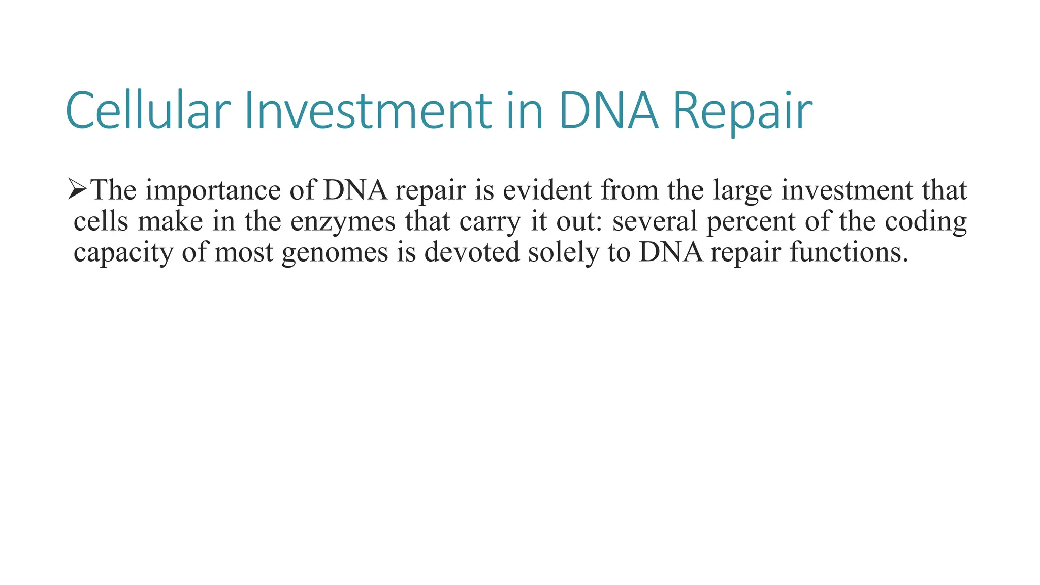 DNA damage and repair.pptx DNA repair Mechanism DNa repair Mechanism | PPT