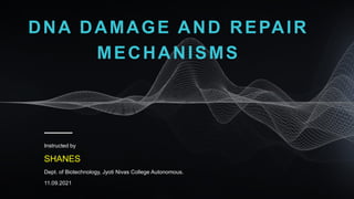 DNA damage and mismatch repair, replication stress, and the DNA damage ...