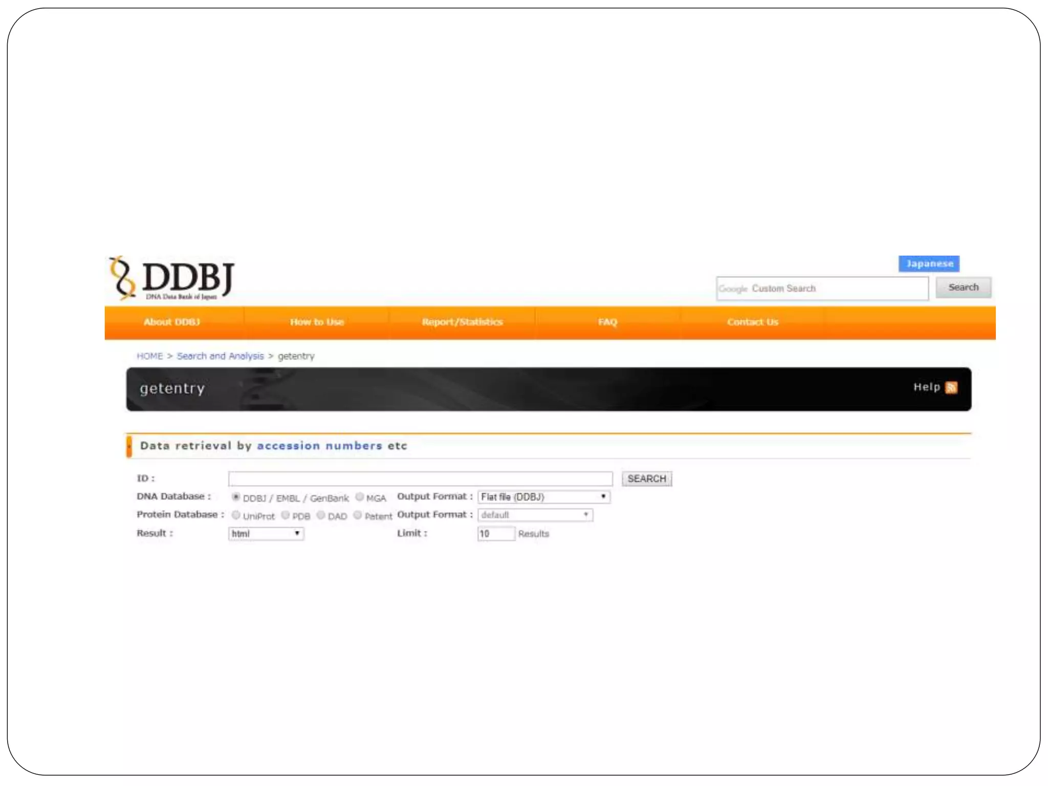 DNA data bank of japan (DDBJ) | PPTX