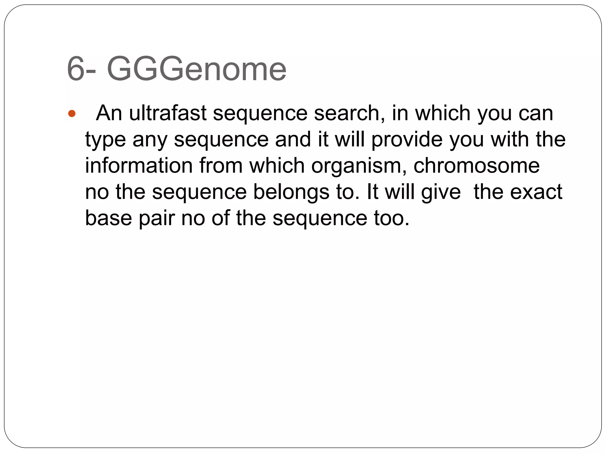 DNA data bank of japan (DDBJ) | PPTX