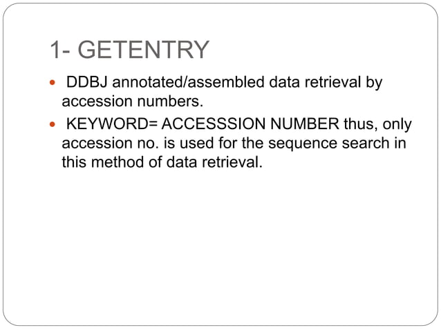 DNA data bank of japan (DDBJ) | PPTX | Databases | Computer Software ...