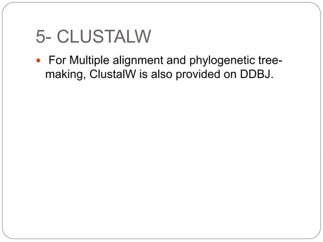 DNA data bank of japan (DDBJ) | PPTX | Databases | Computer Software ...