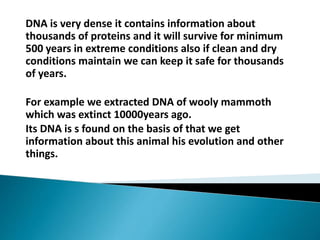 DNA as memory storage device | PPT