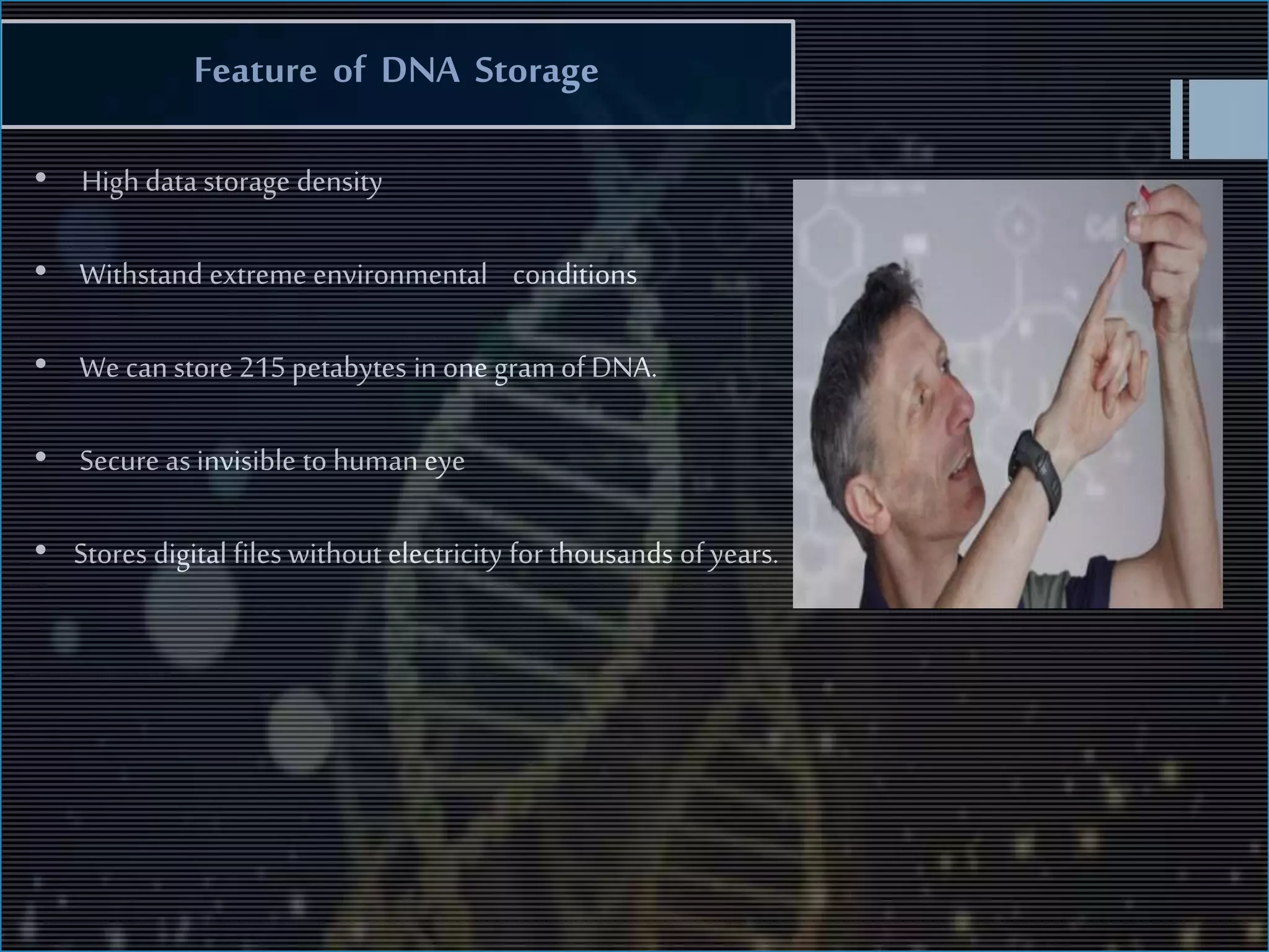 Dna data storage | PPTX