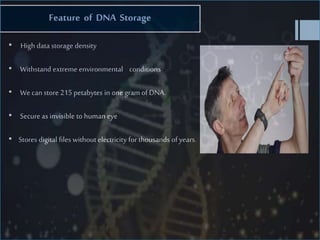 Dna data storage | PPTX