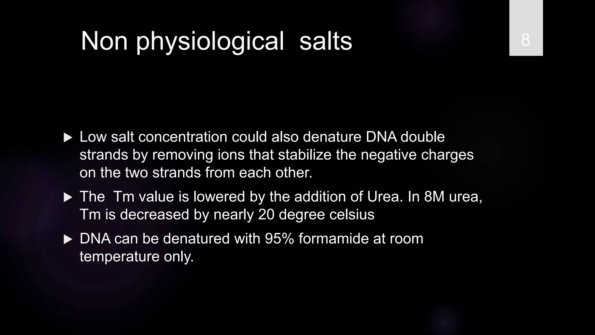 Dna denaturation and renaturation | PPT
