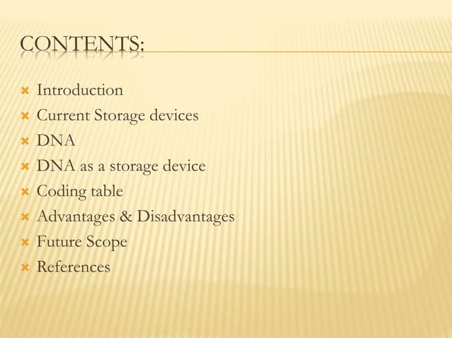 Dna digital data storage | PPTX | Data Storage and Warehousing | Computing